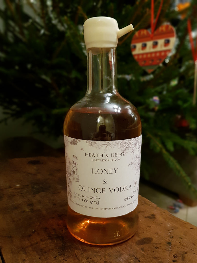 Honey & Quince Vodka | Ground Up Cookery School | Devon