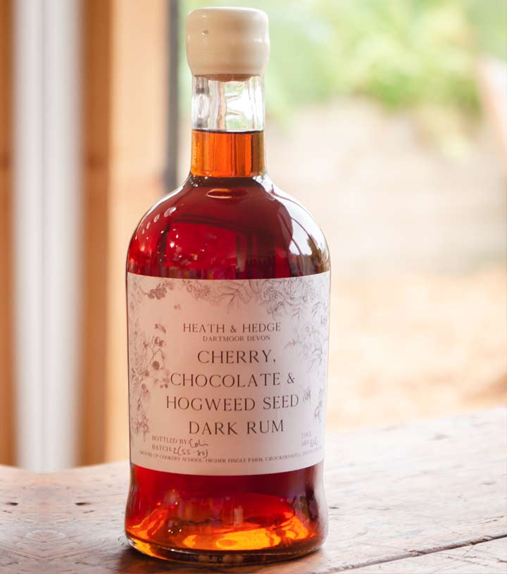 Cherry, Chocolate & Hogweed Seed Dark Rum – Ground Up Cookery School